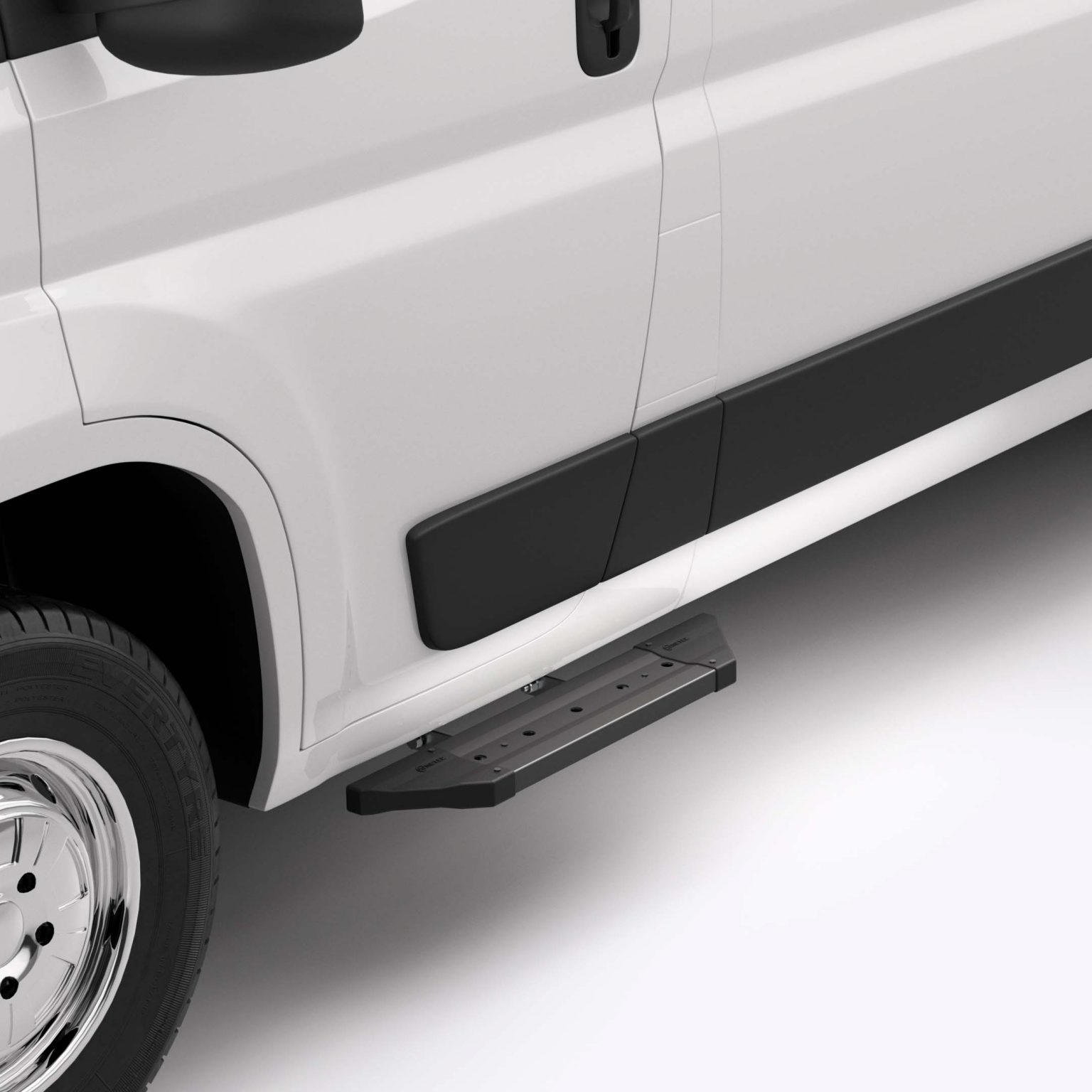 Fotsteg PRO-step framdörr Ford Transit & Custom 2019+ - KAMA